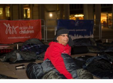 Gardenforum News - People - John Athwal sleeps out